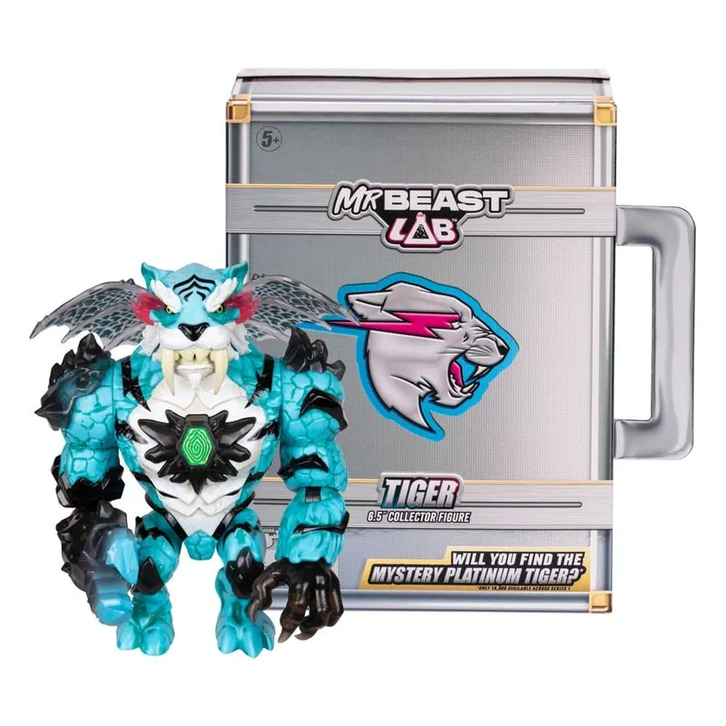 Moose Toys MrBeast Lab Tiger Collector Figure - Price from £29.99